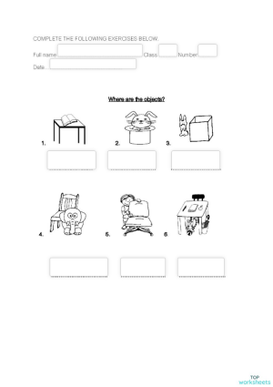 Preposition of place p4. Interactive worksheet | TopWorksheets