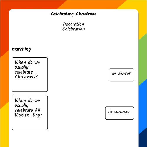 Celebrating Christmas. Interactive worksheet | TopWorksheets