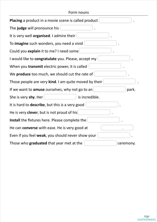 Morphology: interactive worksheets and online exercises | TopWorksheets