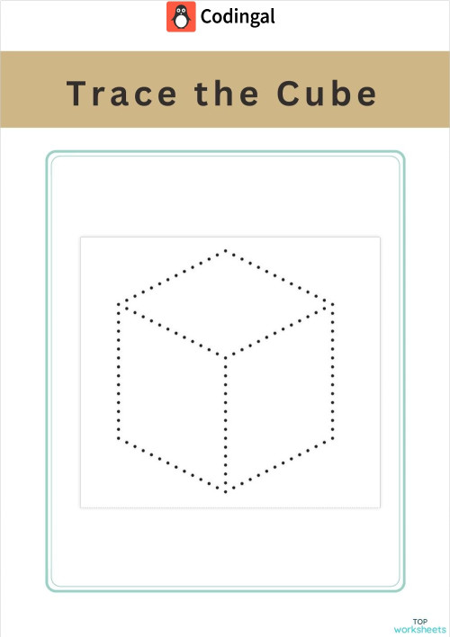 M_G02M12L60_WC01_Identifying and Drawing Cubes. Interactive worksheet ...