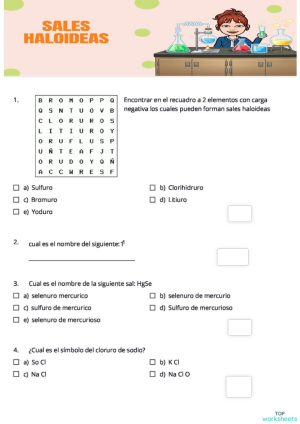 SALES HALOIDEAS. Ficha interactiva | TopWorksheets