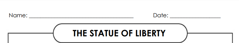 The statue of liberty. Interactive worksheet | TopWorksheets