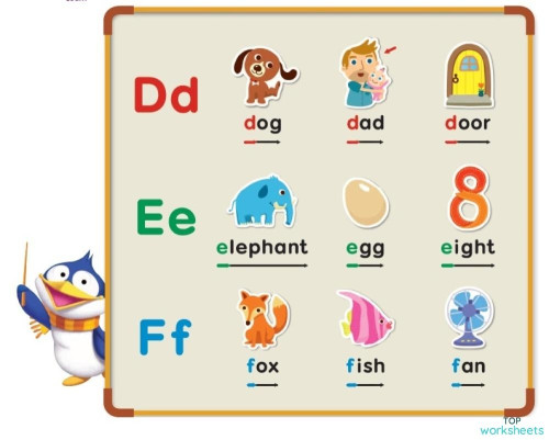phonics def 6. Interactive worksheet | TopWorksheets