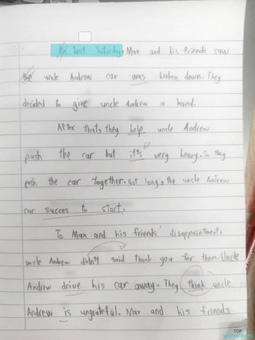 Student Work- Check Xin. Interactive worksheet | TopWorksheets