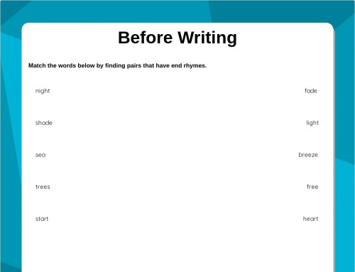 Before Writing. Interactive worksheet | TopWorksheets