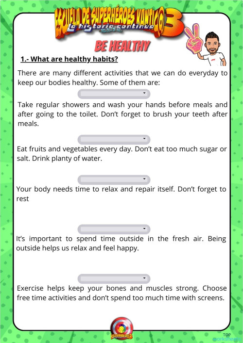 Balance Diet worksheet. Interactive worksheet | TopWorksheets