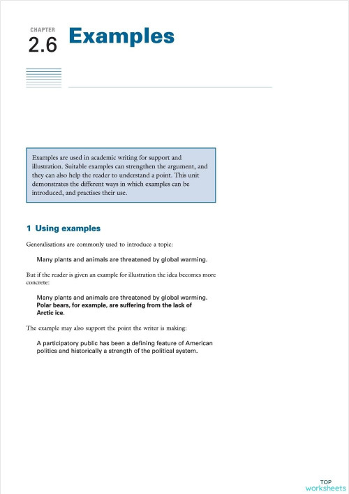 Academic writing Bailey 3rd edition part 7. Interactive worksheet ...