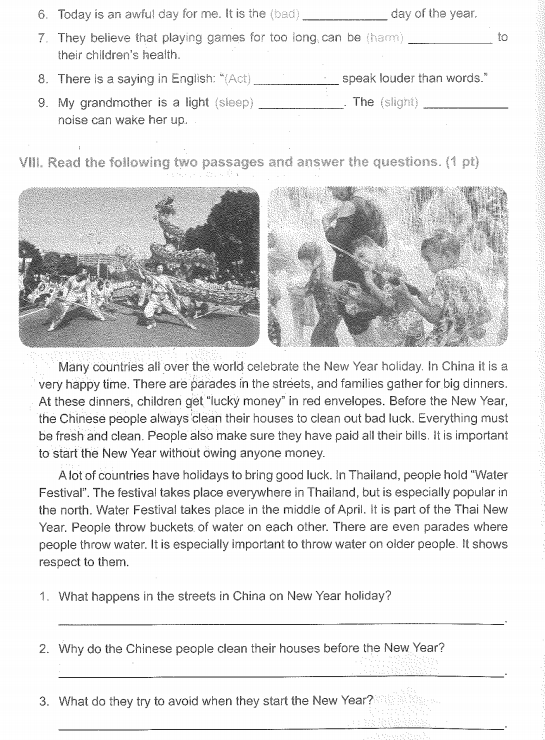 FIRST TERM TEST 02. Interactive worksheet | TopWorksheets