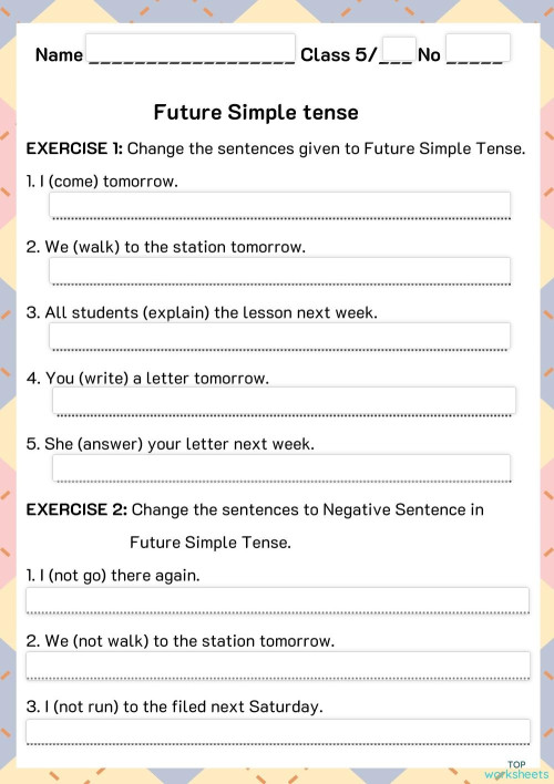 Future sim1. Interactive worksheet | TopWorksheets