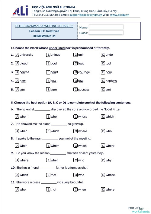 Euphemism Worksheet