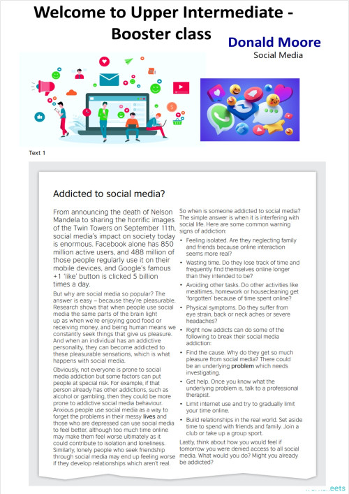 11.07.23 UI-Op1- Social media. Interactive worksheet | TopWorksheets