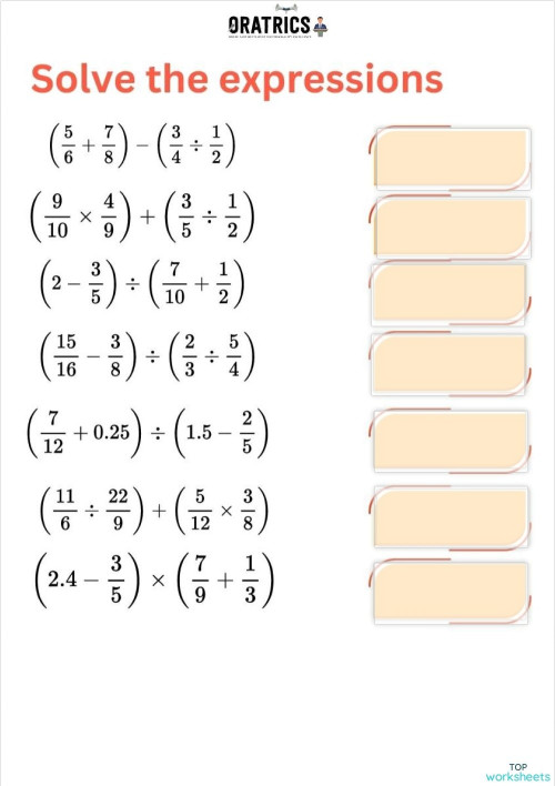 Grade 7 25 2. Interactive worksheet | TopWorksheets