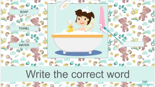 match the correct word. Interactive worksheet | TopWorksheets