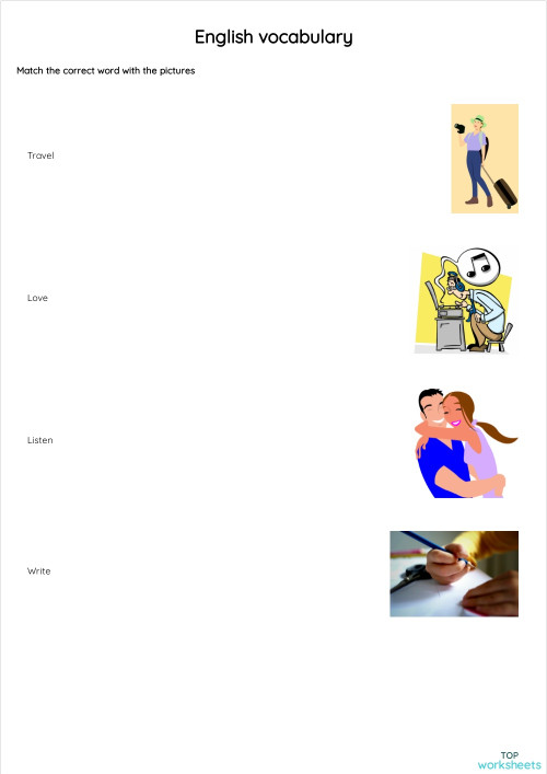 Verbs of the day. Interactive worksheet | TopWorksheets