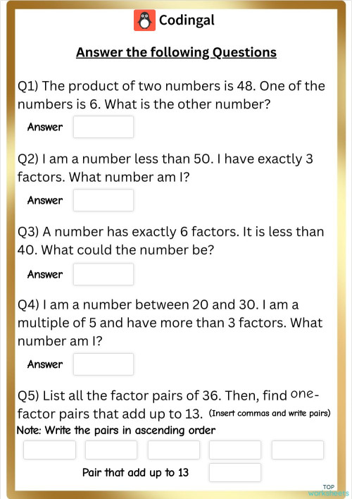 Math: interactive worksheets and online exercises | TopWorksheets