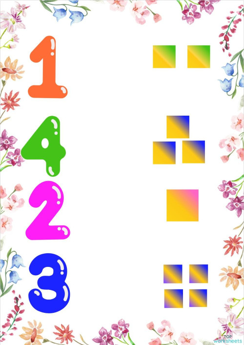 Ejercicios de conteo y secuencia: Los números de 2 en 2. Ficha ...