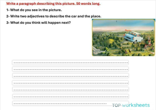 writing. Interactive worksheet | TopWorksheets