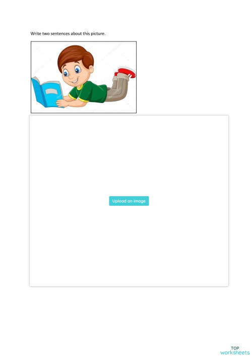 Writing sentences. Interactive worksheet | TopWorksheets