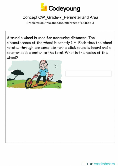 Problems on Area and Circumference of a Circle-2 Concept CW ...