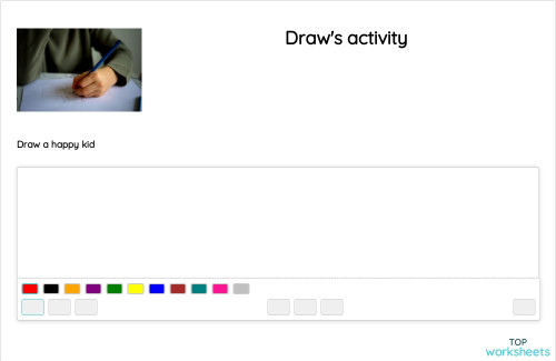 Draw's activity. Interactive worksheet | TopWorksheets