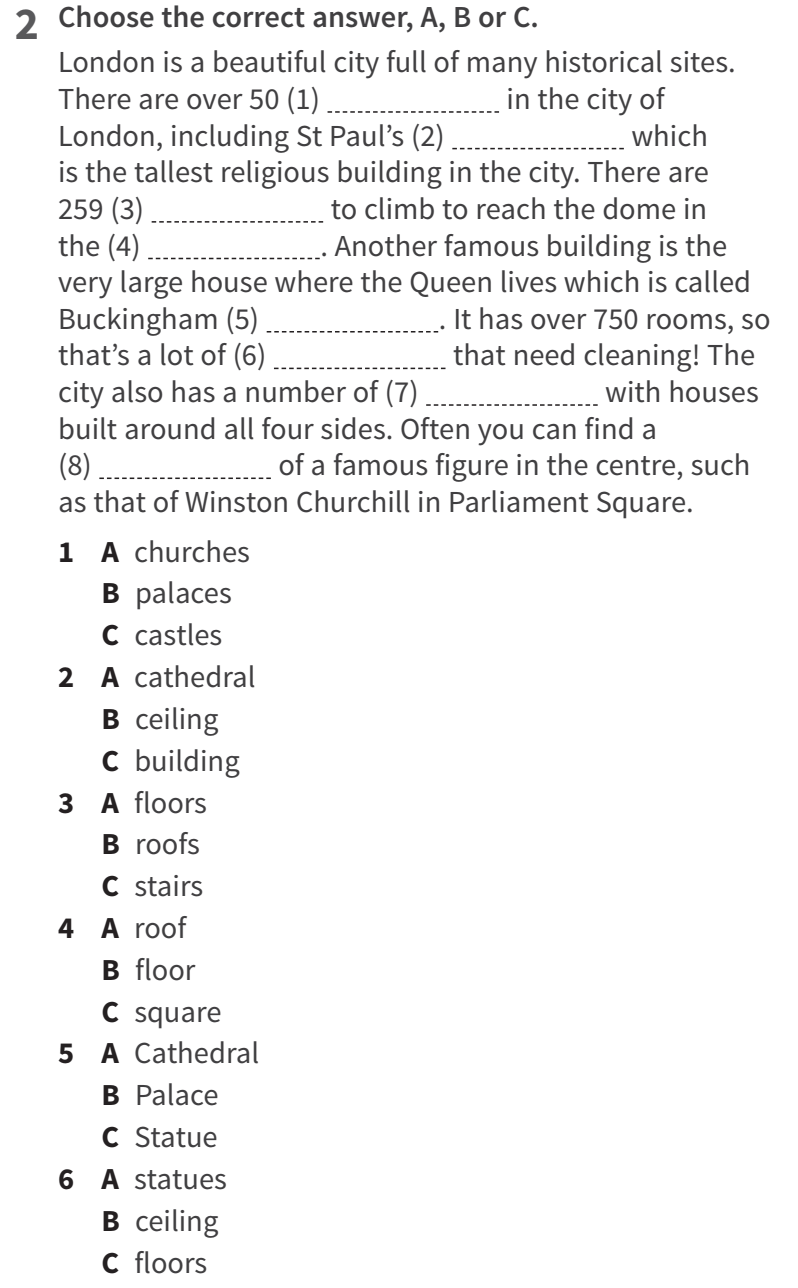 TEST UNIT 5 STANDARD. Interactive worksheet | TopWorksheets