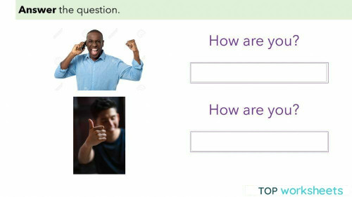 L3 - A24 - Feelings, How are you, Writing. Interactive worksheet ...