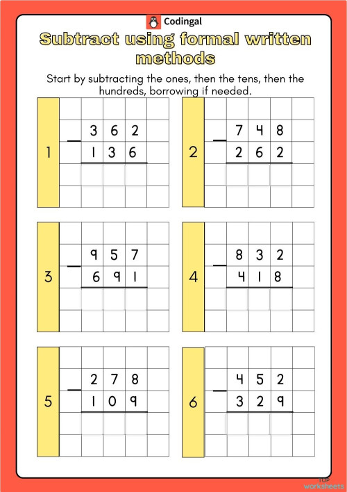 M_G03M11L24_WA01_Subtract_using_formal_written_methods_3. Interactive ...