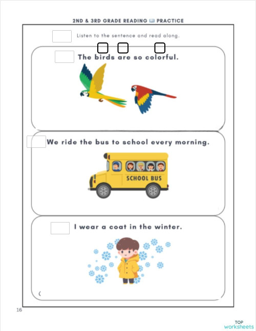 Second Grade ELPA Reading Practice 1. Interactive worksheet | TopWorksheets