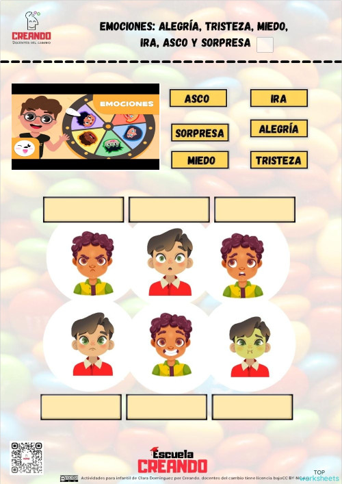 Emociones y sentimientos: fichas interactivas y ejercicios online ...