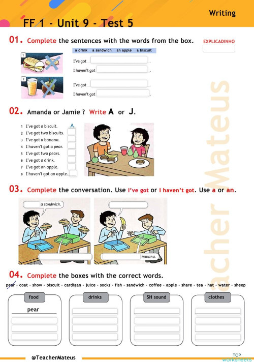 English PLus 1 - Unit 2 - Prompt For Writing Task. Interactive ...
