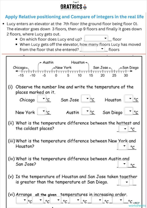 Grade 6 12. Interactive worksheet | TopWorksheets