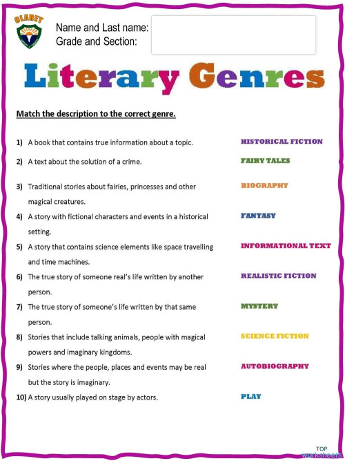 6th grade. Vocab Unit 3. Pract. Act.. Interactive worksheet | TopWorksheets