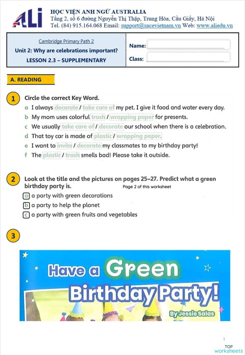 Reporting verbs. Interactive worksheet | TopWorksheets