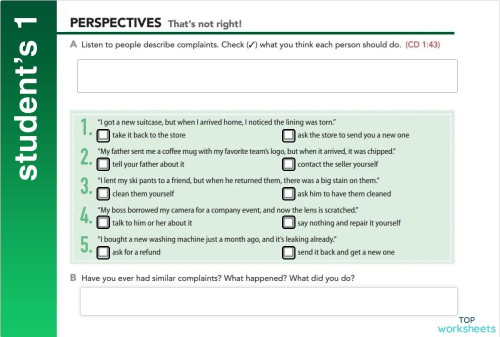 IC306 student's 01. Interactive worksheet | TopWorksheets