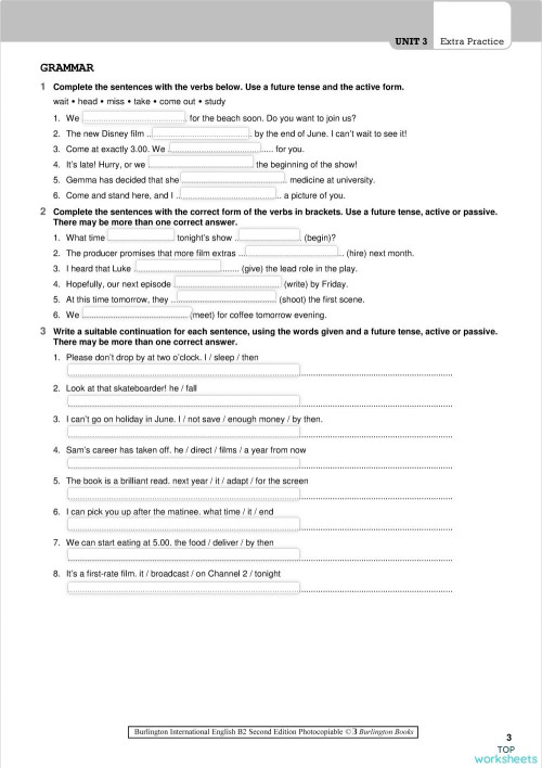 Verbs: interactive worksheets and online exercises | TopWorksheets