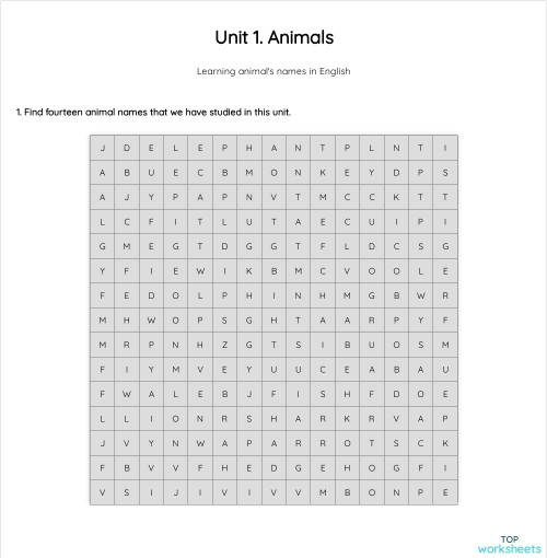 Other food, snacks and condiments. Interactive worksheet | TopWorksheets