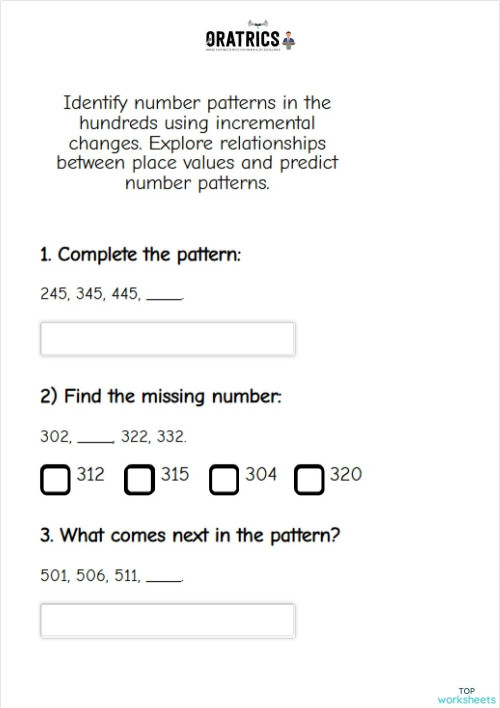 Recognize and Answer DDD. Interactive worksheet | TopWorksheets