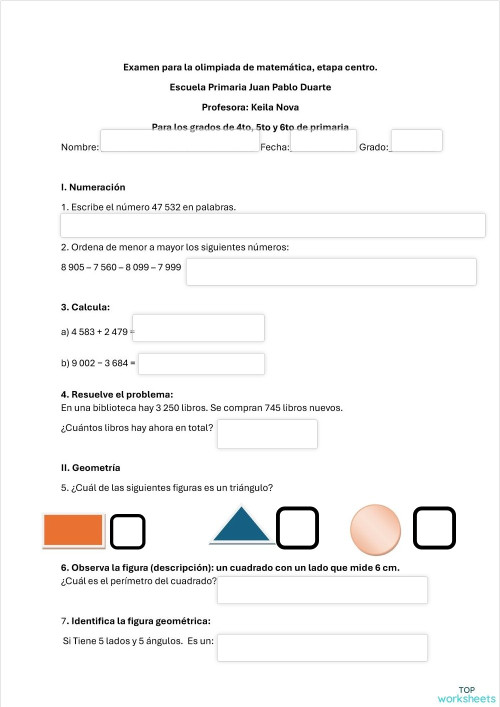 LABERINTO DE SUMAS Y RESTAS. Ficha interactiva | TopWorksheets