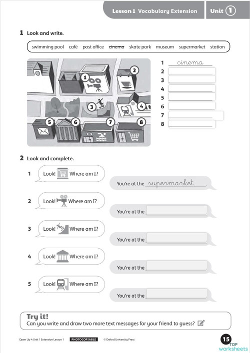 4º ENGLISH UNIT 1 EV 1. Interactive worksheet | TopWorksheets