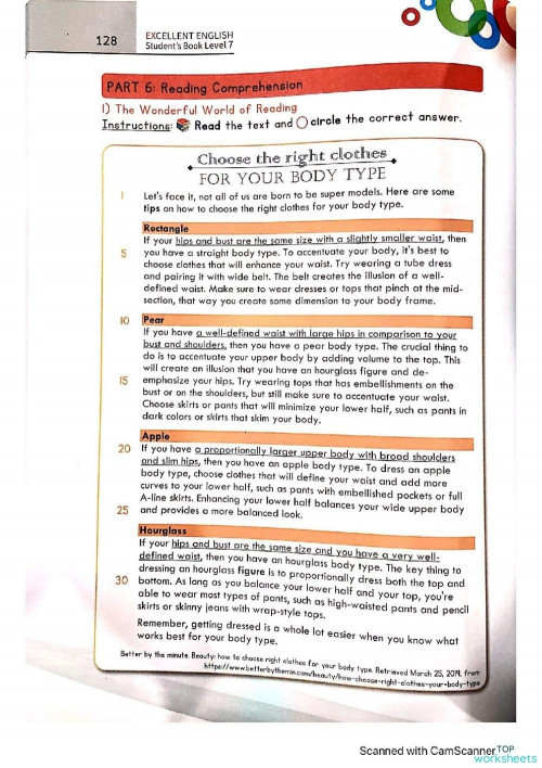 [WS5]S1_ReadingU5 (1/4). Interactive worksheet | TopWorksheets