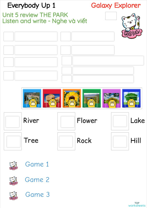 REVIEW: UP1_U5_LESSON_1. Interactive worksheet | TopWorksheets