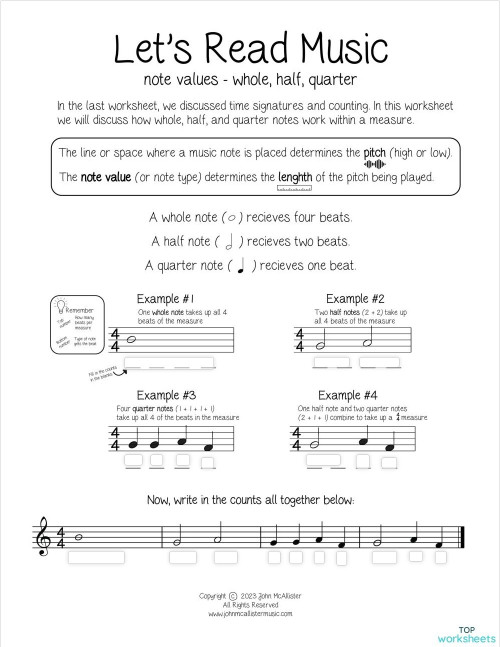 Musical language: interactive worksheets and online exercises ...