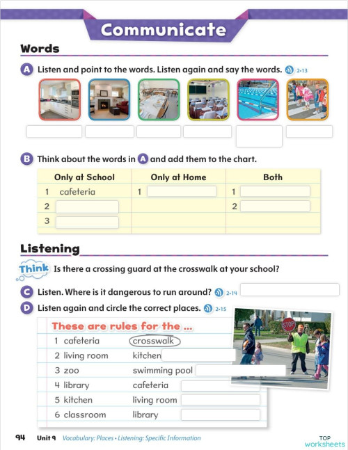 OD2 09 SB 095 096 Communication. Interactive worksheet | TopWorksheets