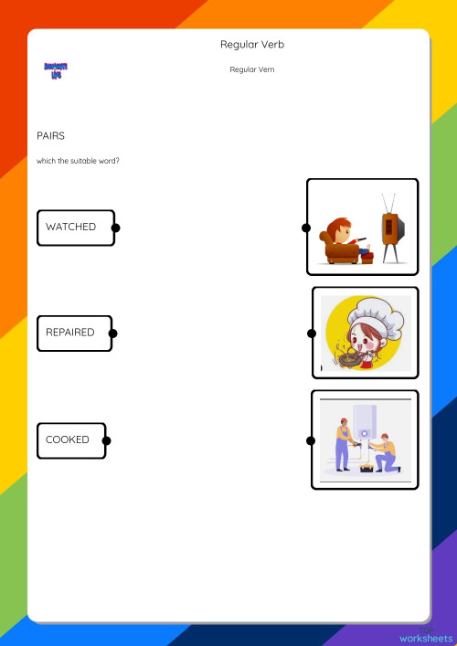 Regular Verb. Interactive worksheet | TopWorksheets