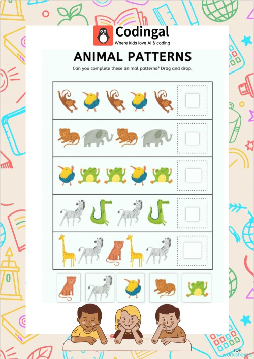 M_G01M20L69_WC01_Patterns_in_Nature_and_Art_1. Interactive worksheet ...