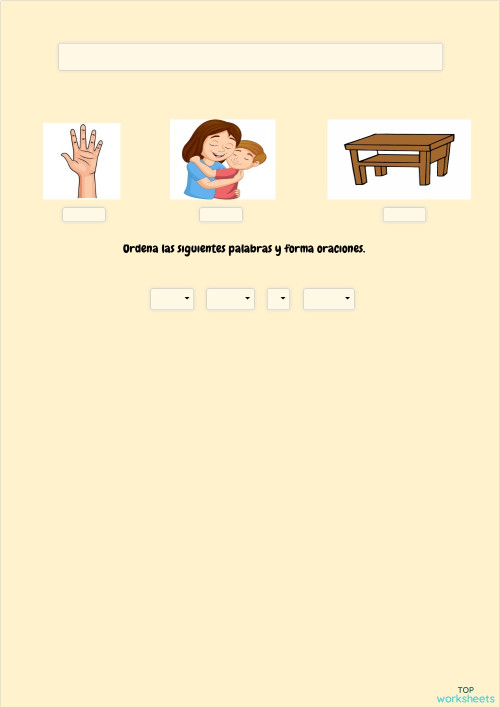 identificamos objetos que empiezan con M - m. Ficha interactiva ...