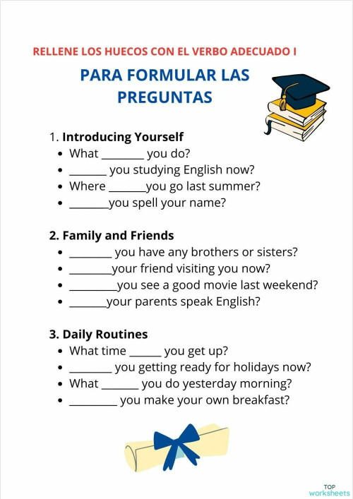 Daily Routine - Present simple tense. Ficha interactiva | TopWorksheets