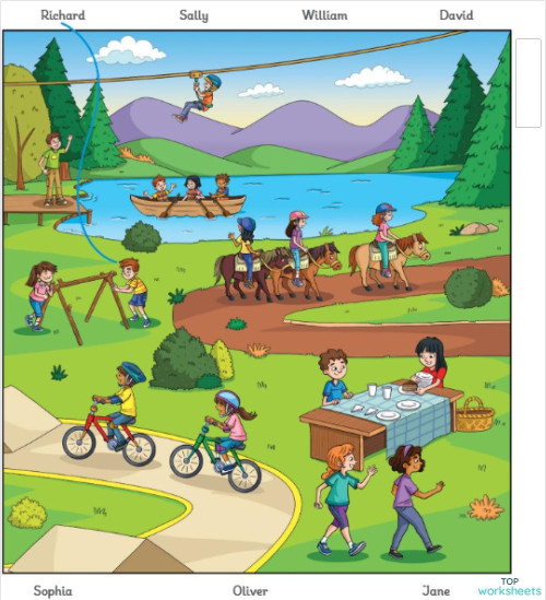 Flyers A2_Listening_5th. Interactive worksheet | TopWorksheets