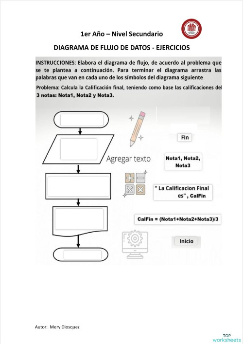 Secundaria: fichas interactivas y ejercicios online | TopWorksheets