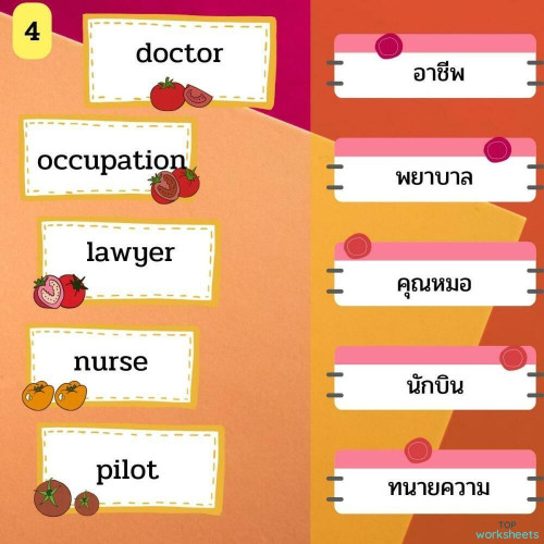 Interactive worksheets and online exercises in thai | TopWorksheets